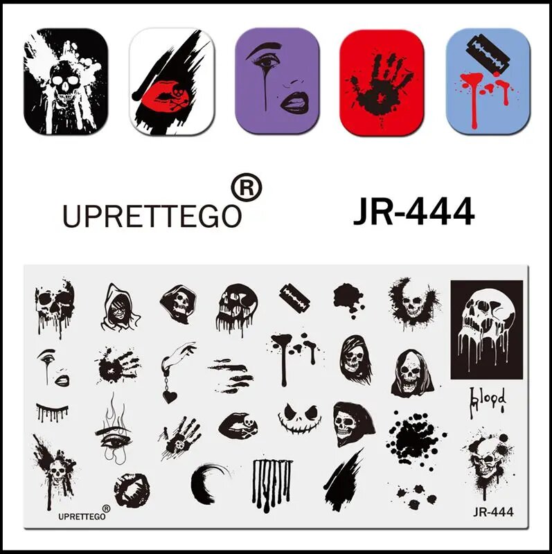 Трафарет UPRETTEGO JR444 для Хэллоуина