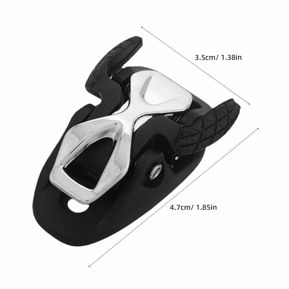 Бакля Для Роликовых Коньков, Надежная Фиксация, Простота Замены, 2 Штуки, Из Пластика И Нержавеющей Стали