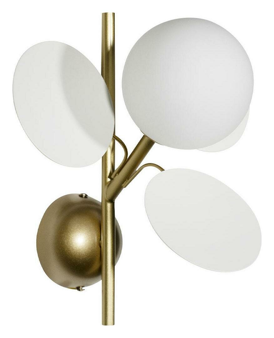 Бра Loft it Matisse 10008/1W white цвет белый, золото На монтажной пластине Флористика