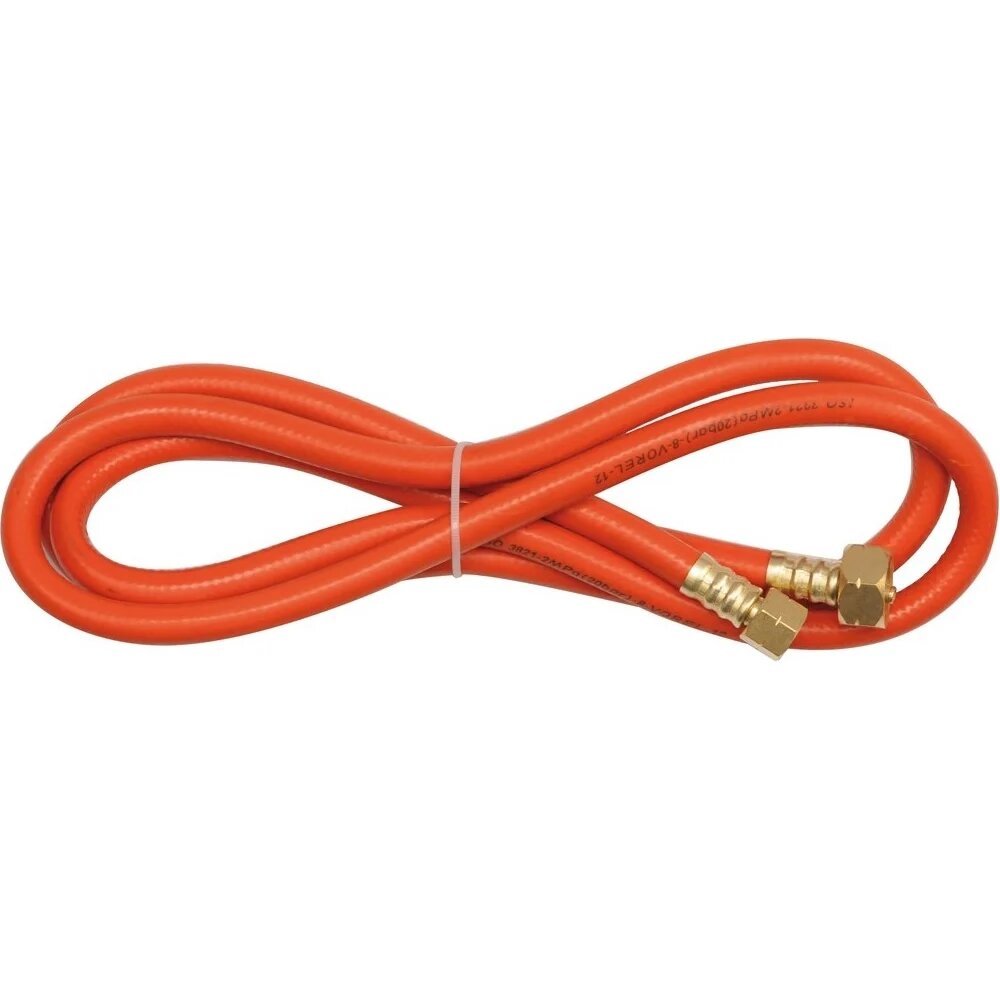 Газоподводящий шланг VOREL 73362, 5 м, гайка-гайка, надежное подключение бытовых газовых приборов