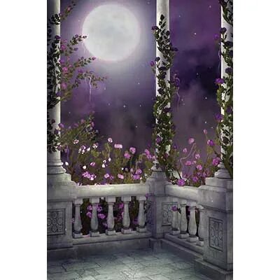 MOON.QG винтажный дворец волшебный фон для дня рождения фотография арка дверь луна балкон фотозона фон детский реквизит для фотостудии