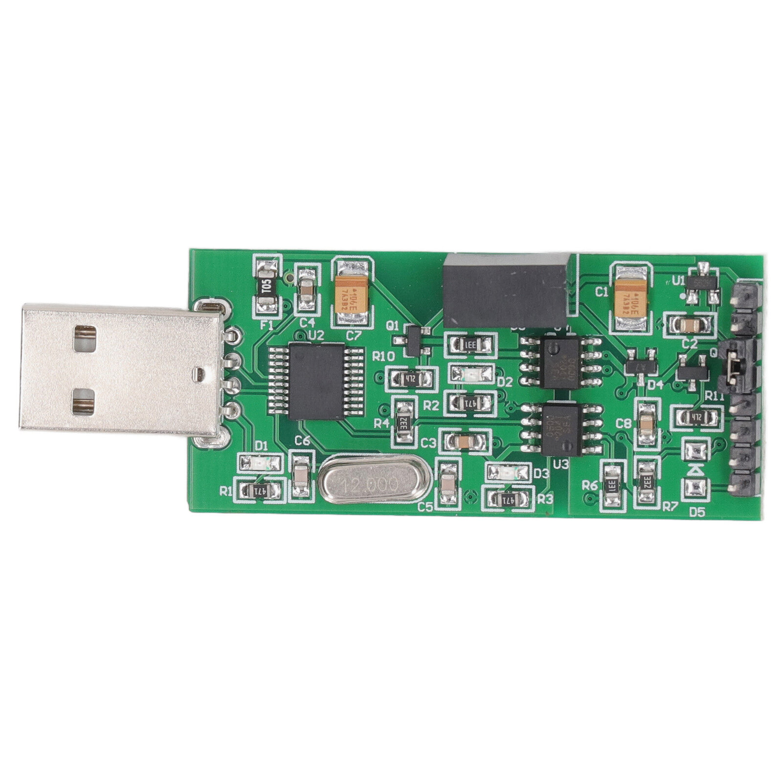 Изолированный модуль питания, высокоскоростной USB-TTL последовательный порт, оптопара, изолированный модуль TTL-выхода, 3,3 В - 5 В