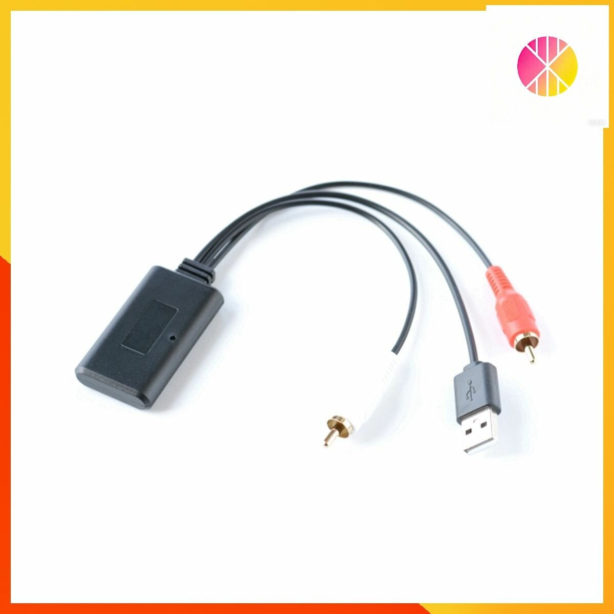 Автомобильный универсальный беспроводной Bluetooth-модуль Музыкальный адаптер Rca Aux Аудиокабель с питанием от USB