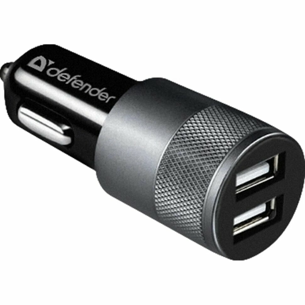 Зарядное устройство автомобильное Defender UCA-21 2USB, 5V/2.1A (83821), 2282947