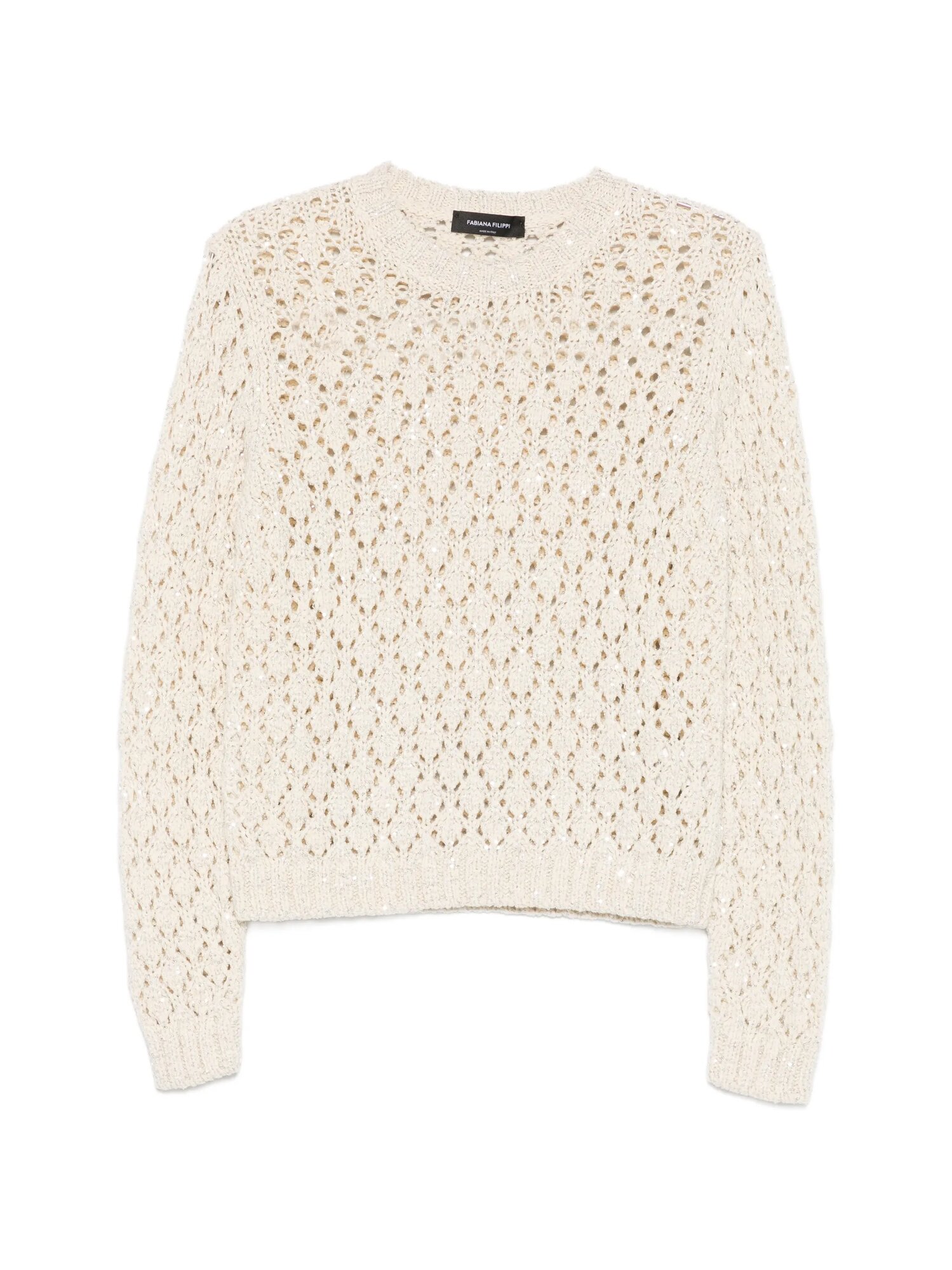 Свитер Open-knit crew-neck sweater