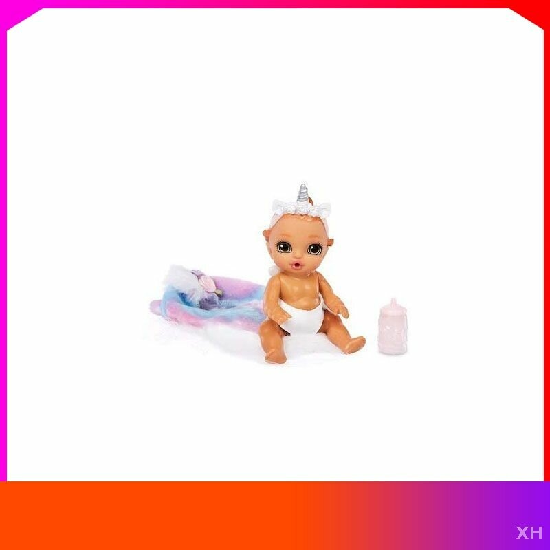 Эксклюзивная мини кукла младенец MGA Baby Born Surprise Blooming Babies с пеленками, меняющими цвет, в глухой коробке, рекомендована для детей от 3 лет