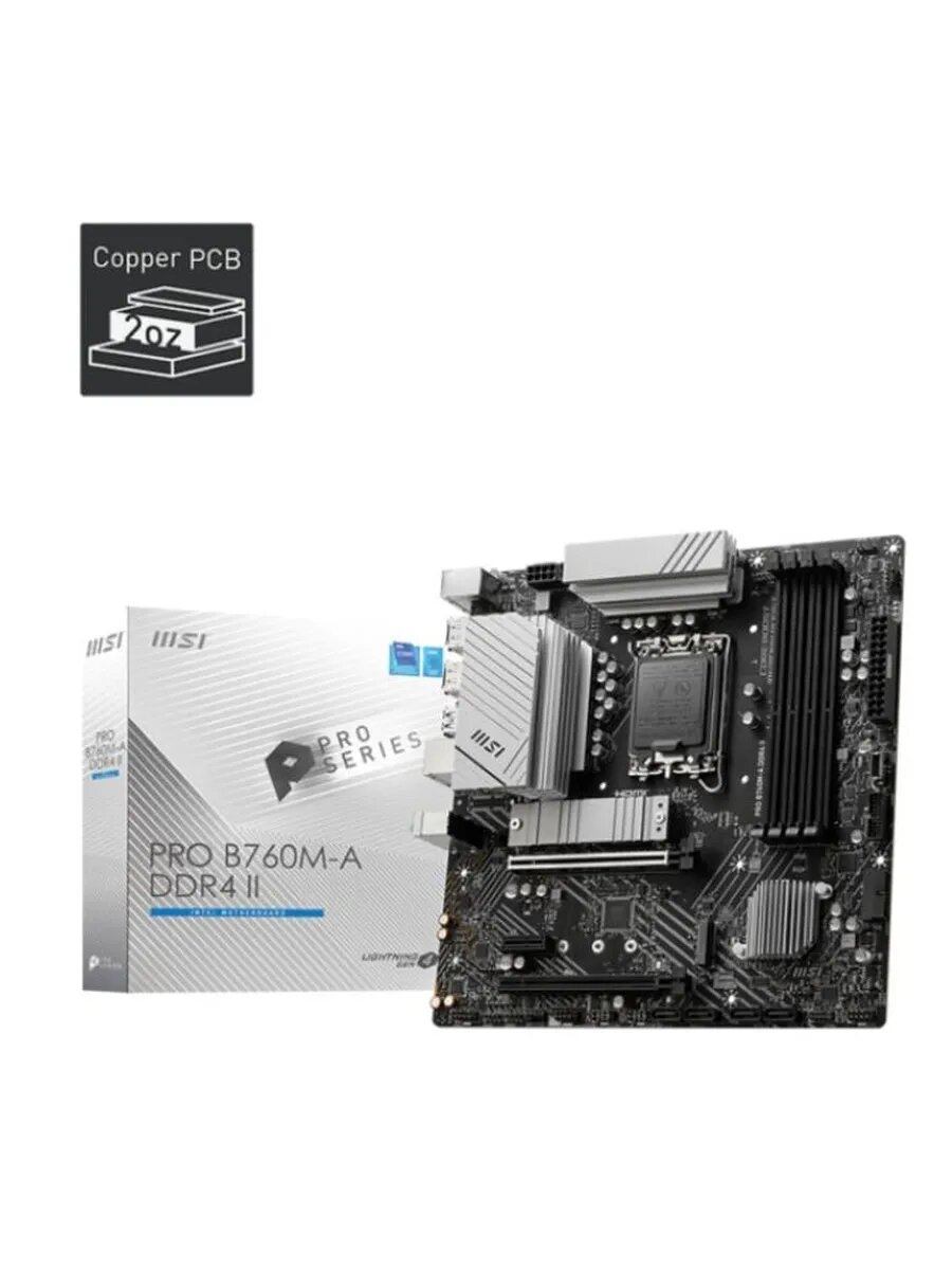 Материнская плата PRO B760M-A II - LGA 1700, DDR4