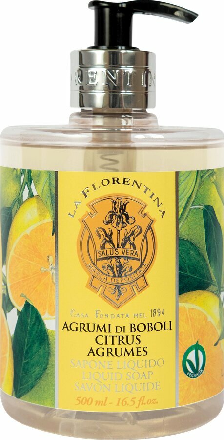 Мыло жидкое LA FLORENTINA Цитрус, 500мл, (2 шт)