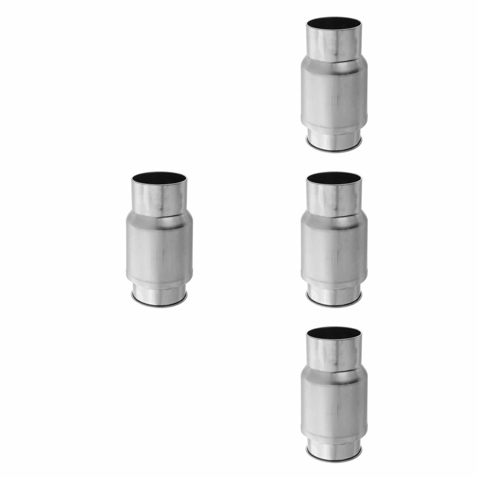 Набор из 4 двухсекционных газовых патрубков из стали для дымохода