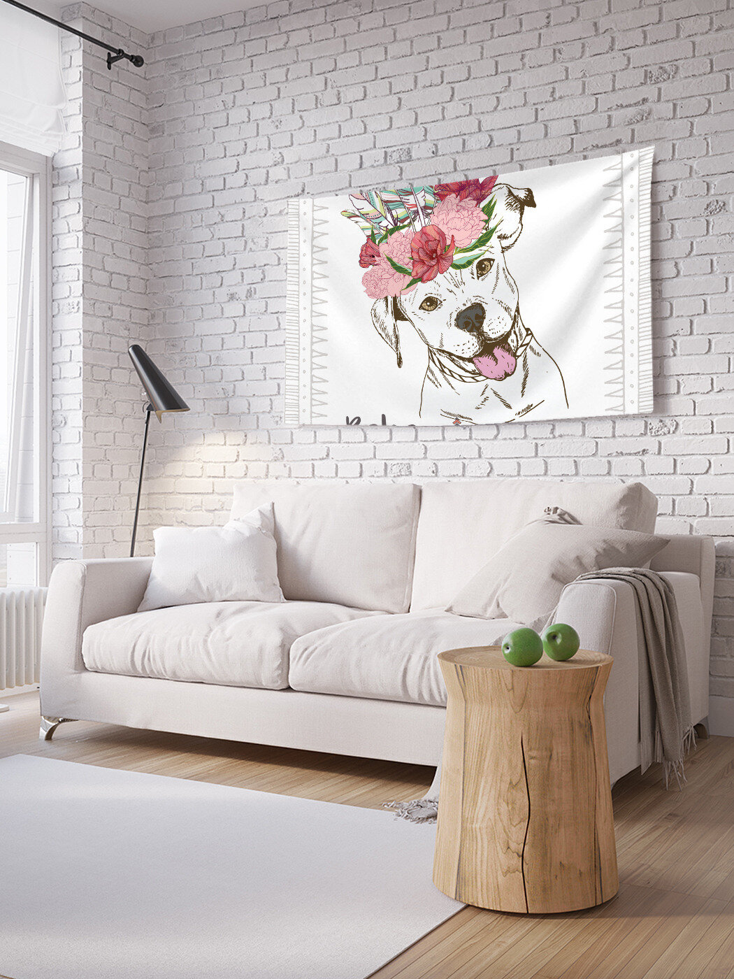 Горизонтальное фотопанно на стену "Бохо шикарный цыганский дух", 150x200 см