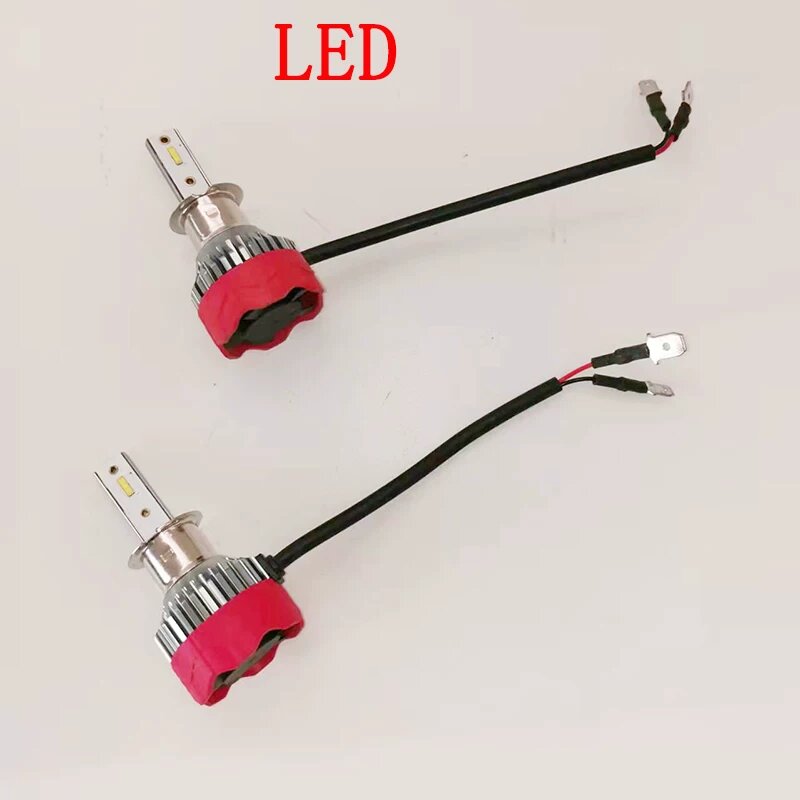 Пара светодиодных ламп H3 для автомобильных фар 12В 36Вт двойной луч совместимость OEM для транспортных средств