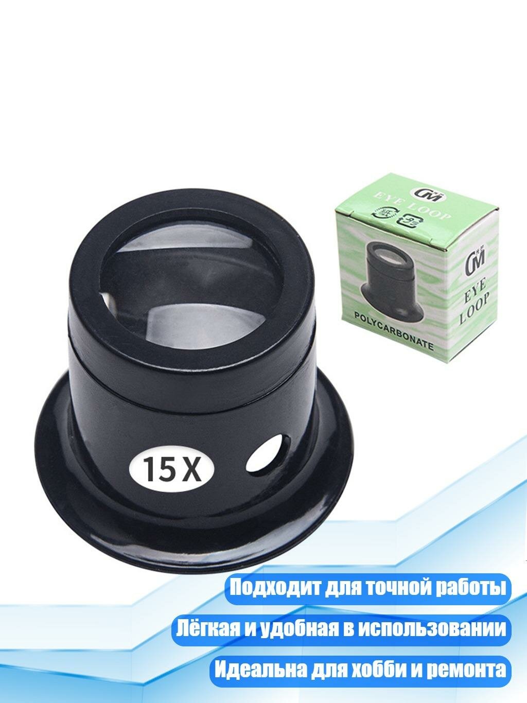 Лупа для глаз, 15X