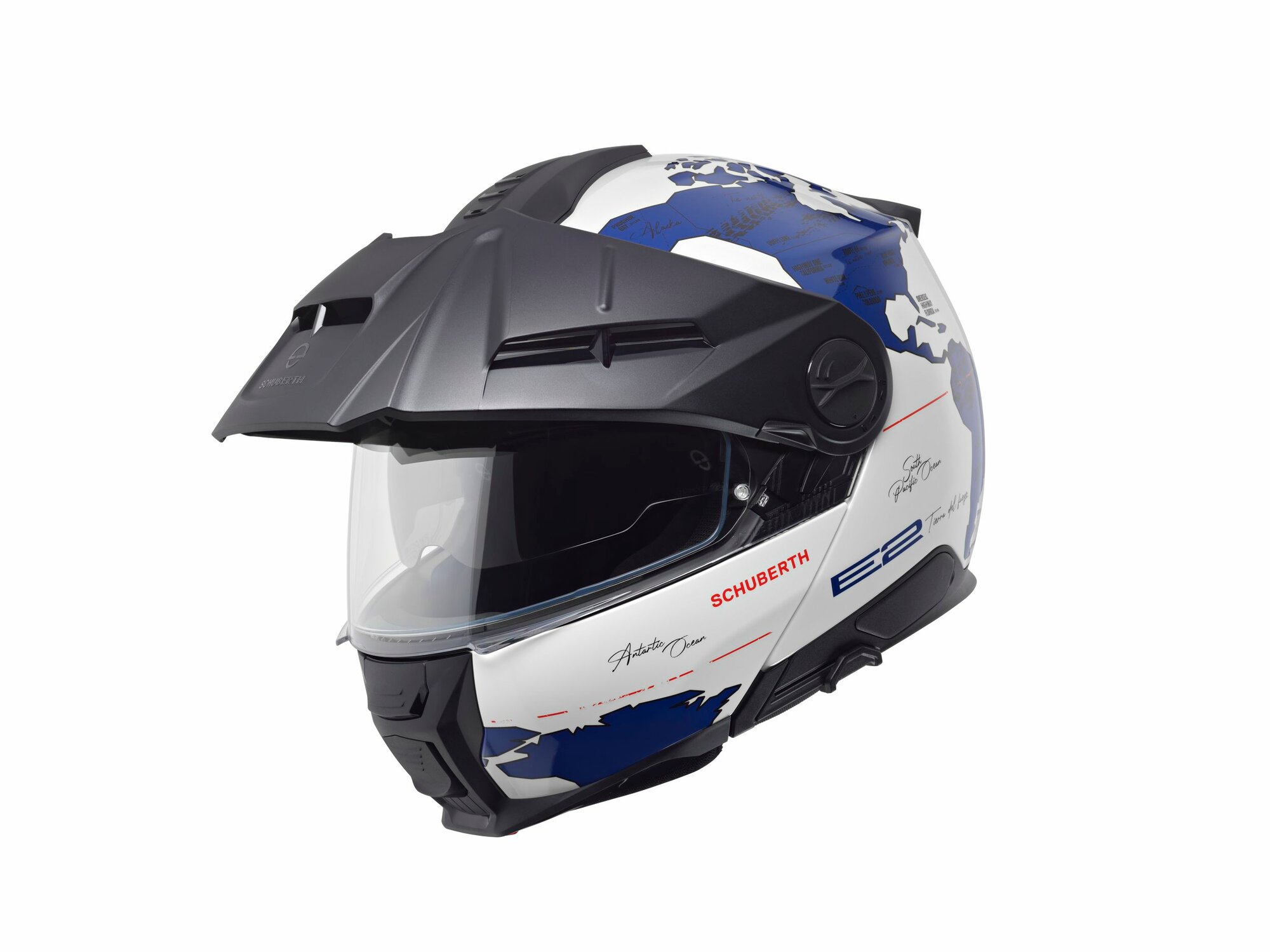 Мотошлем Модуляр Schuberth E2 Atlas White/Blue, L