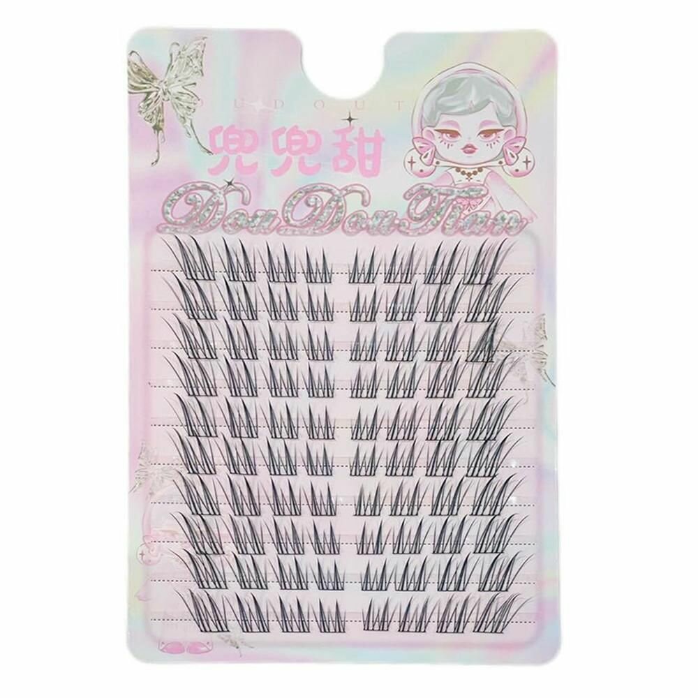 Ресницы накладные, самоклеющиеся, лисий эффект