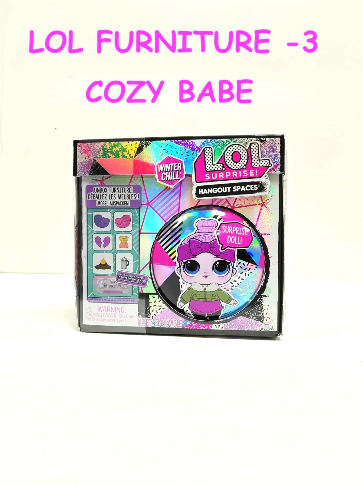 Кукла LOL Surprise Winter Chill Hangout Spaces кукла Cozy Babe