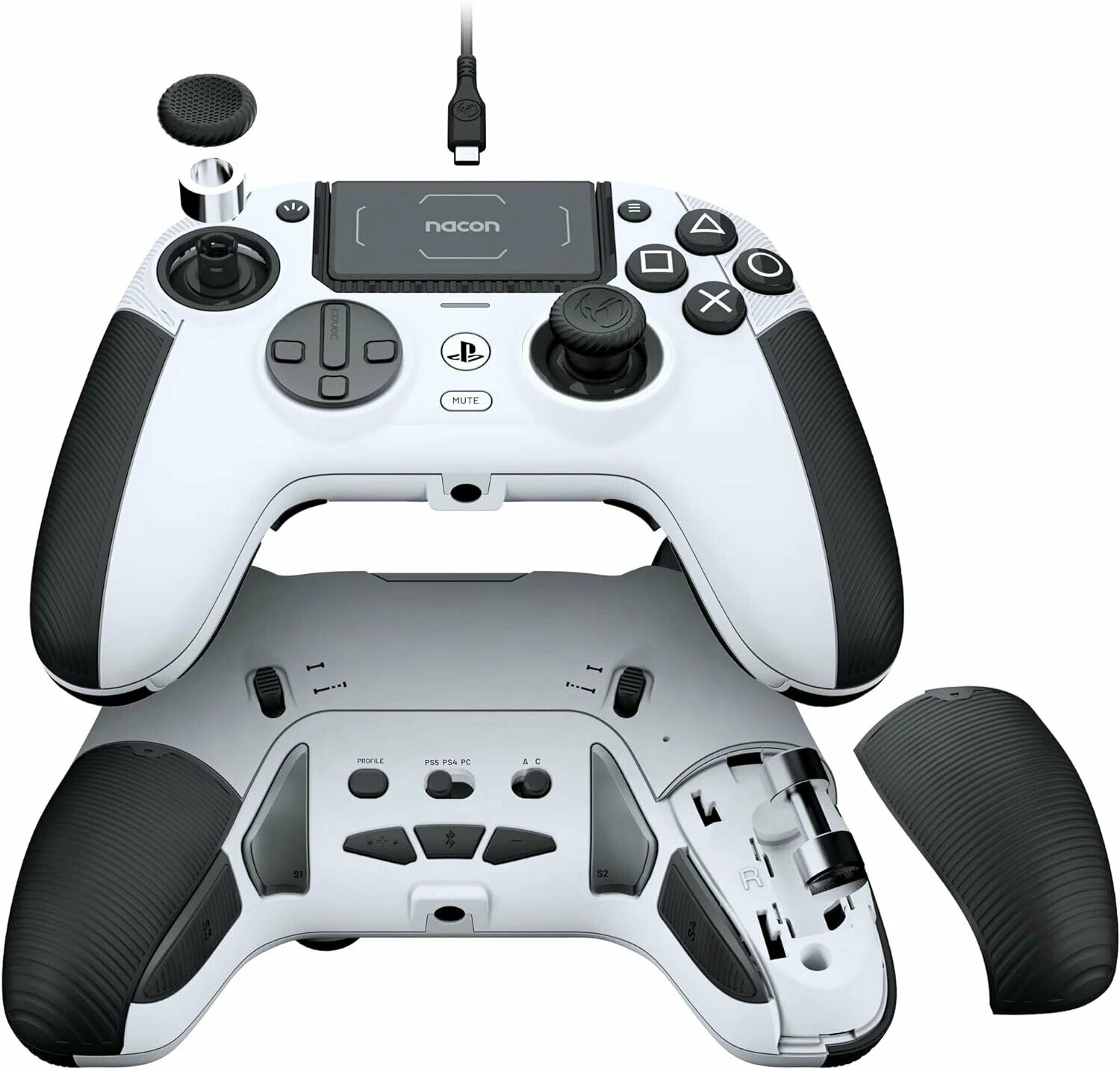Геймпад беспроводной Nacon Revolution Pro 5 White (Белый) (PC/PS4/PS5)
