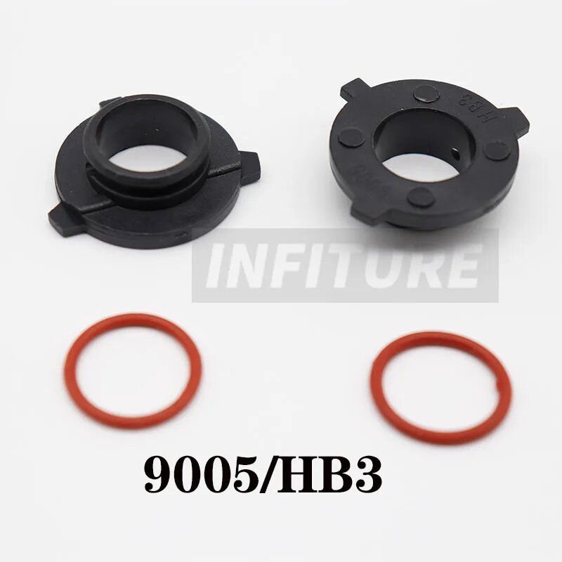 2 шт. автомобильные светодиодные фары, адаптер для лампы, держатель, цоколь, фиксатор фары для 9005 HB3