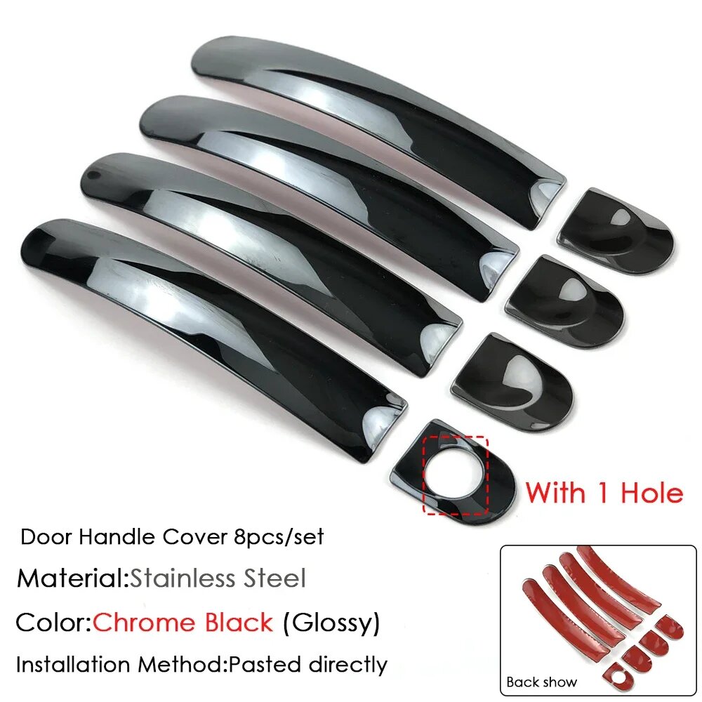 Для Volkswagen VW Touran MK1 Caddy Multivan Transporter T5 T6 Caravelle Handle Steel Black