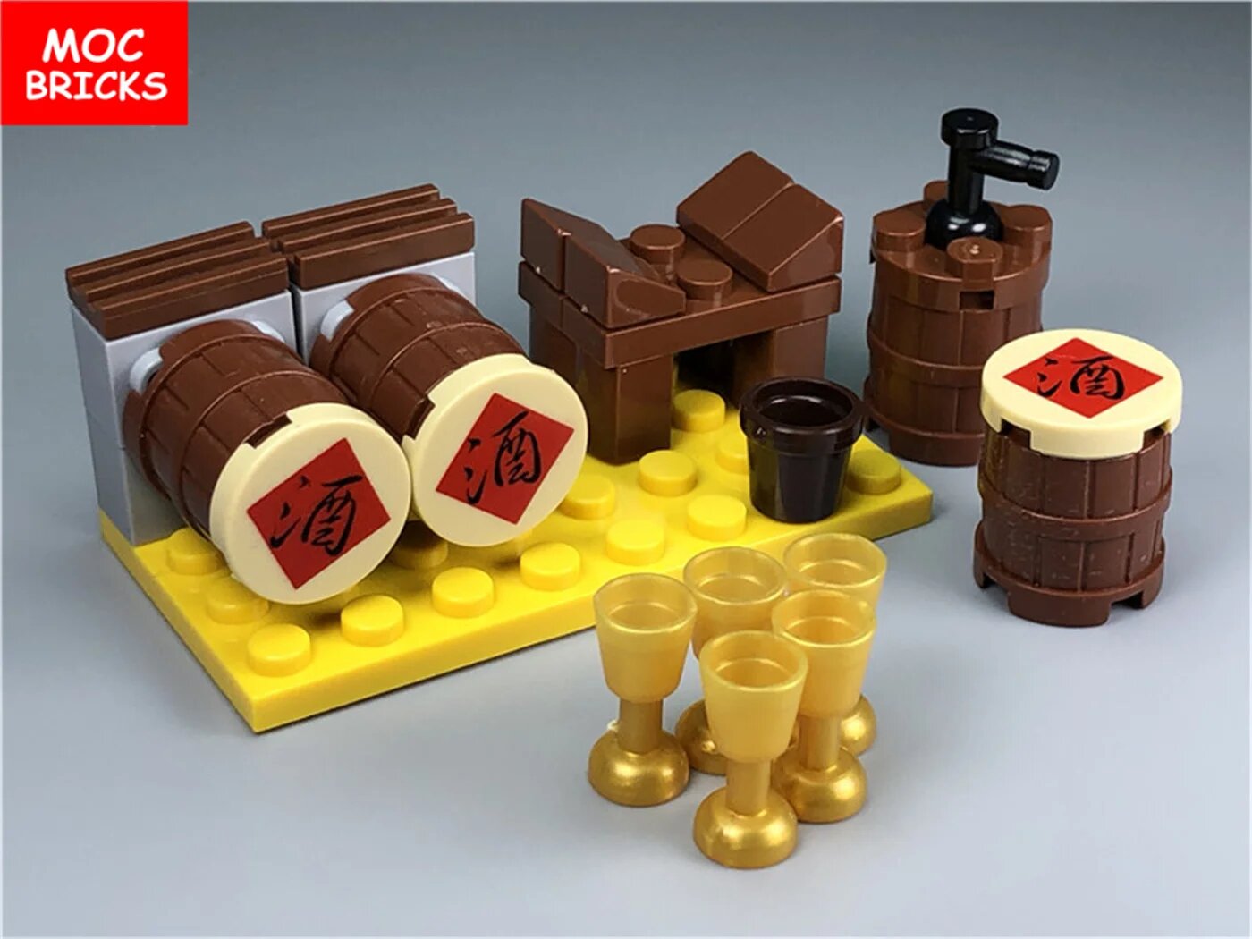 MOC BRICKS Детские строительные блоки Городская модель