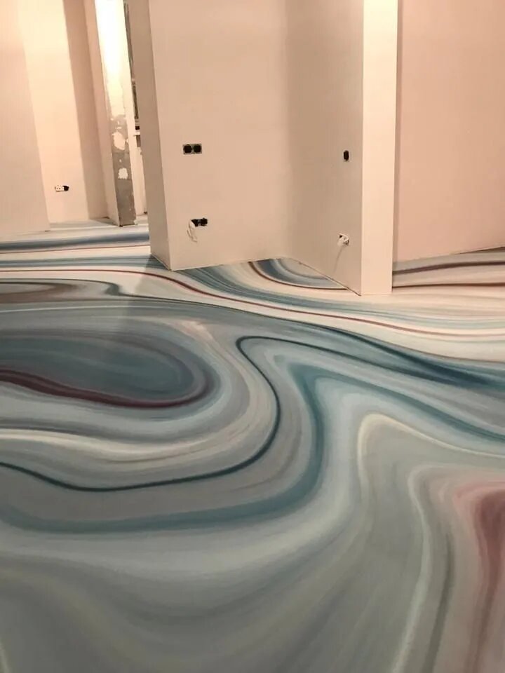 Наливной пол эпоксидный 6 кг,5 м кв. 2х компонентный прозрачный.