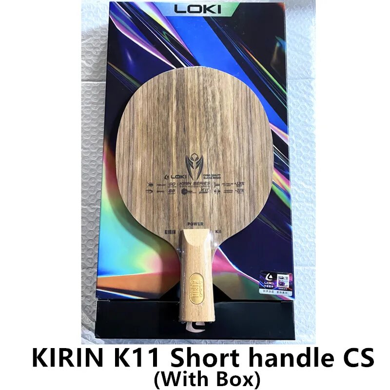 LOKI KIRIN K9 K10 K11 Профессиональное лезвие из углеродного волокна OFF+ K7 из чистого дерева, оригинальное лезвие для настольного тенниса LOKI для пинг-понга