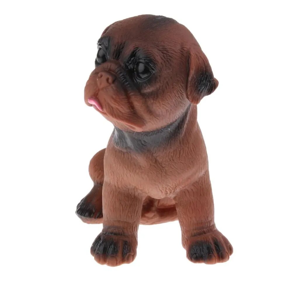 Жевательная игрушка для питомцев со звуком, фигурка собаки, устойчивая к укусам, для активных игр и тренировок