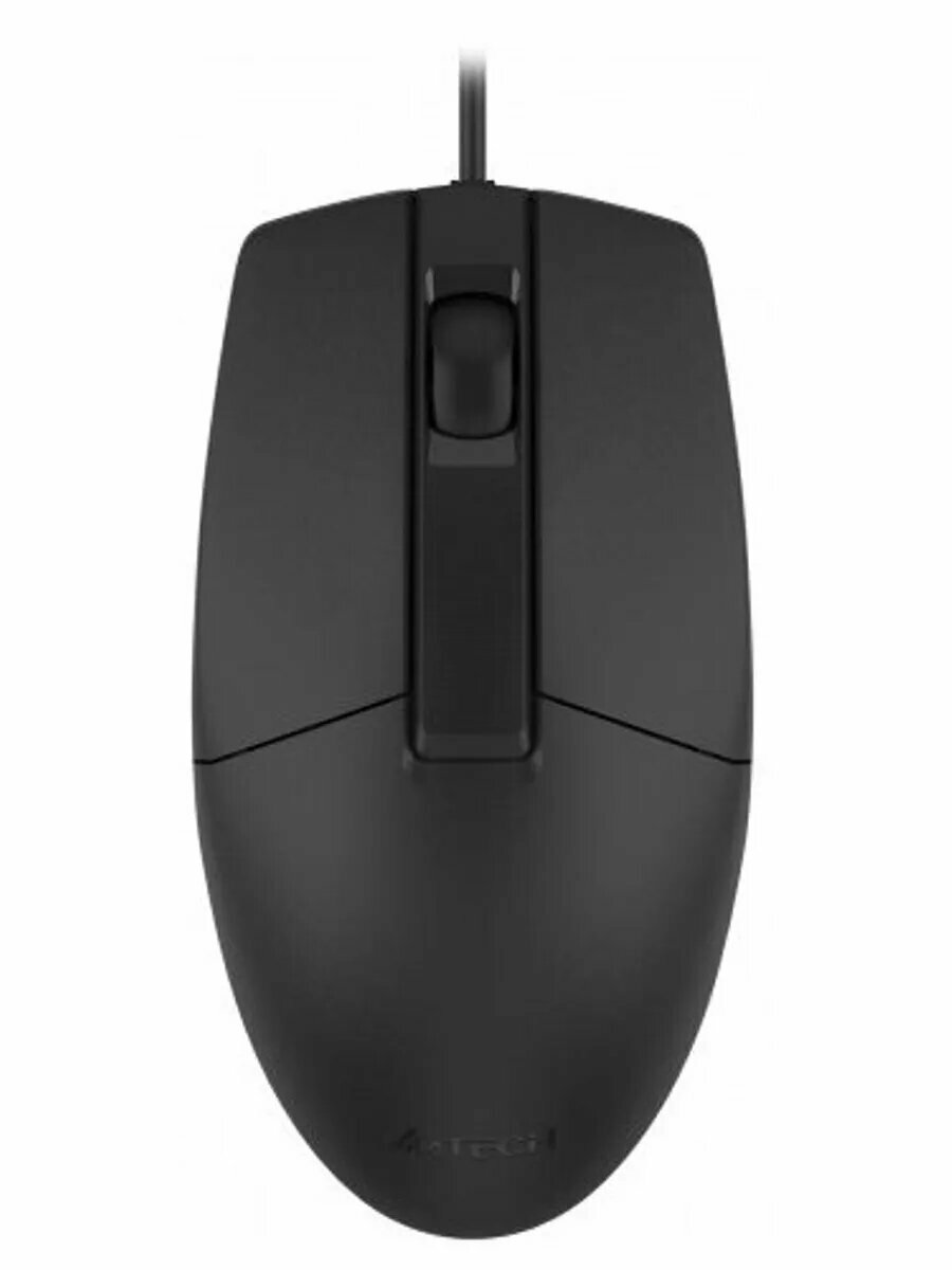 Мышь A4TECH OP-330S, оптическая, проводная, USB, черный [op-