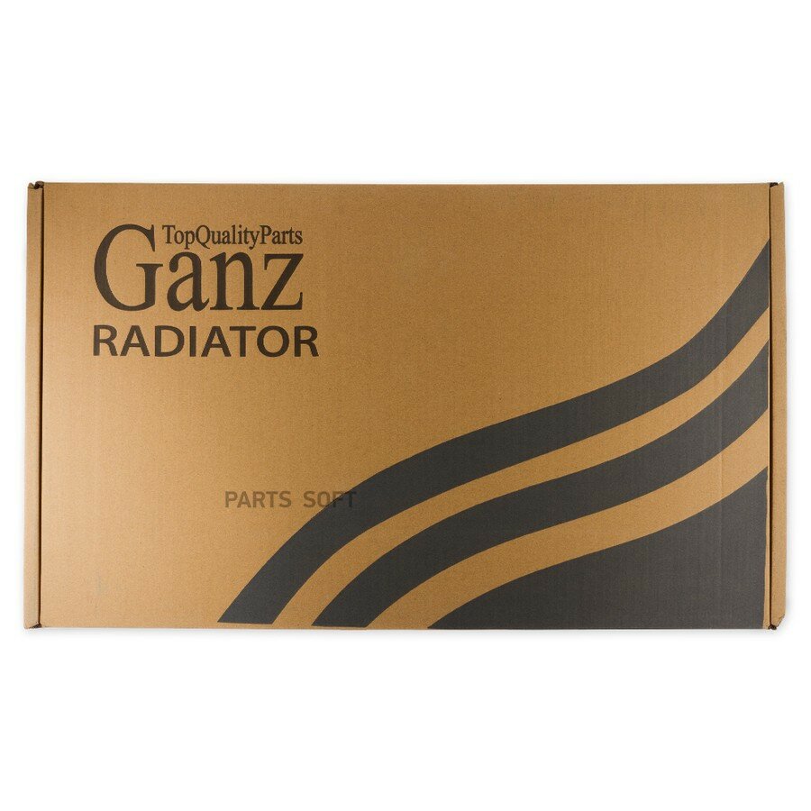Радиатор для а/м ГАЗ-3302 алюминиевый 2-рядный с/о (до 1999г) GANZ GRF07009 от официального дистрибьютора, GANZ, артикул GRF07009