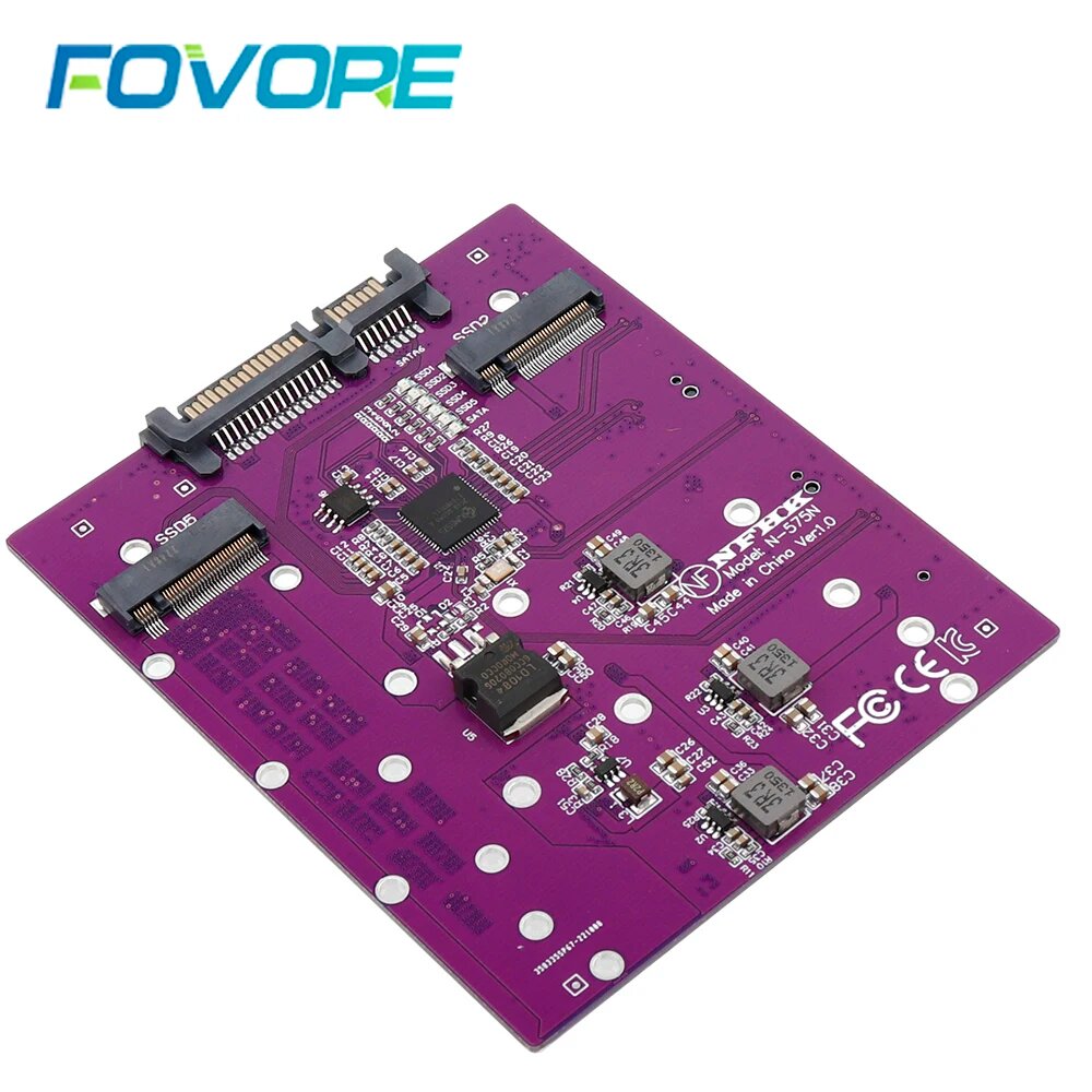 SATA на 5 портов SATA M.2 NGFF SSD расширения карты 5 портов SATA M.2 адаптер карты для размера SSD 2230-2280 M2 Pcie адаптер конвертер