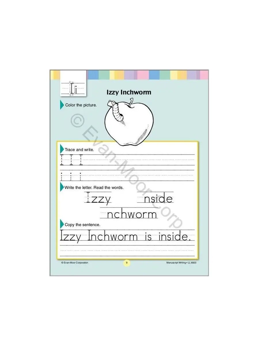 Learning Line Workbooks Manuscript Writing Grades K-2 | Evan-Moor — фото 1