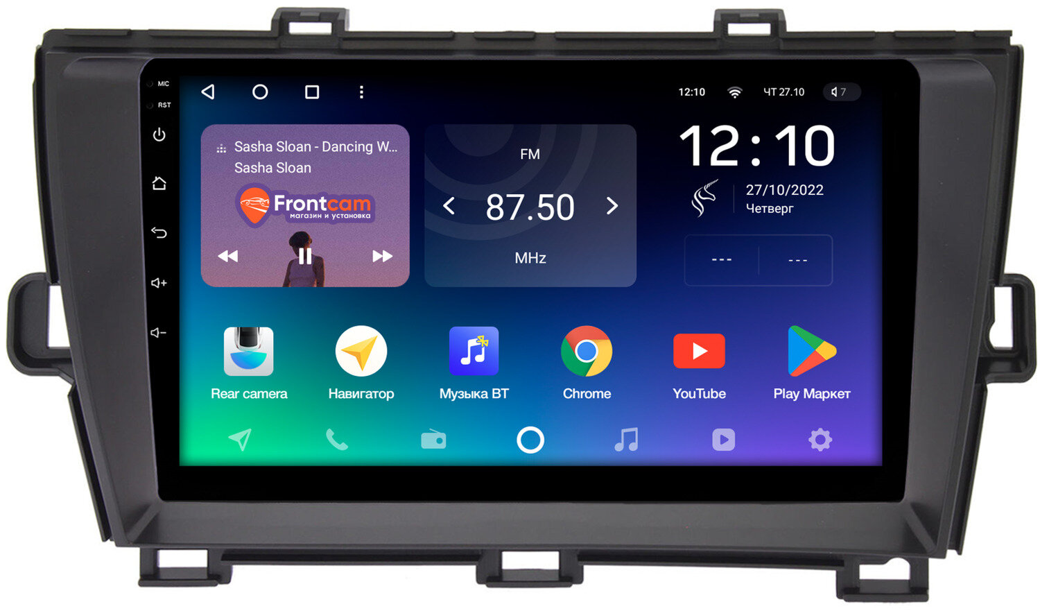 Штатная магнитола Teyes SPRO PLUS 4/64 9" RM-9210 Toyota Prius 3 (XW30) 2009-2015 (левый руль) Android 10 (4G-SIM, DSP, IPS)