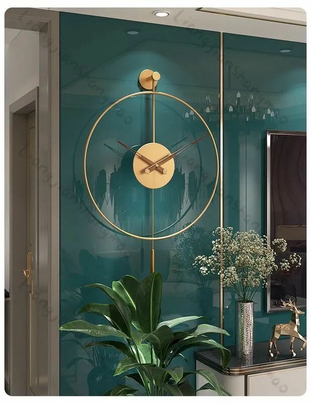 Настенные часы 50*70cm，Стальной материал, современный минималистский стиль, легко моется — фото 1