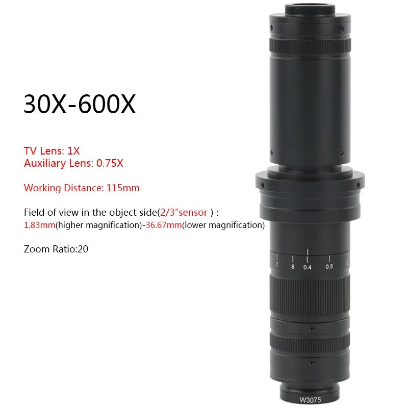 Eakins FHD 10X-800X Микроскоп 30X-600X