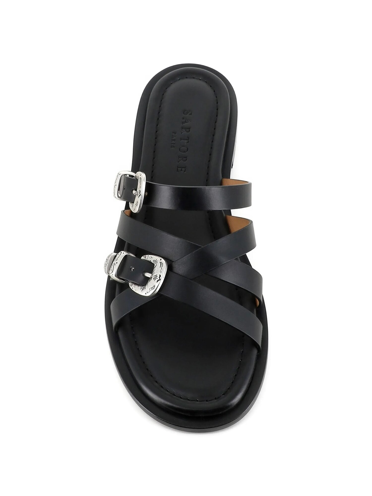 Босоножки Sartore Buckle-strap flat sandals, размер 40 — фото 1