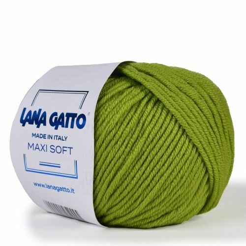 Пряжа Lana Gatto Maxi Soft (1 моток) 13277 фисташка