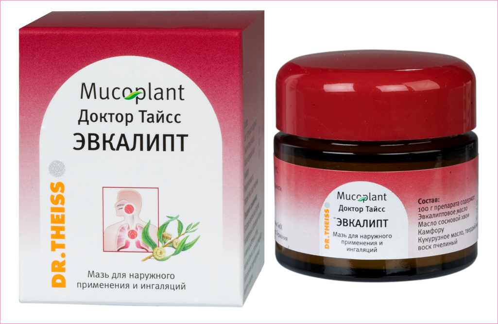 Доктор тайсс эвкалипт мазь 20г