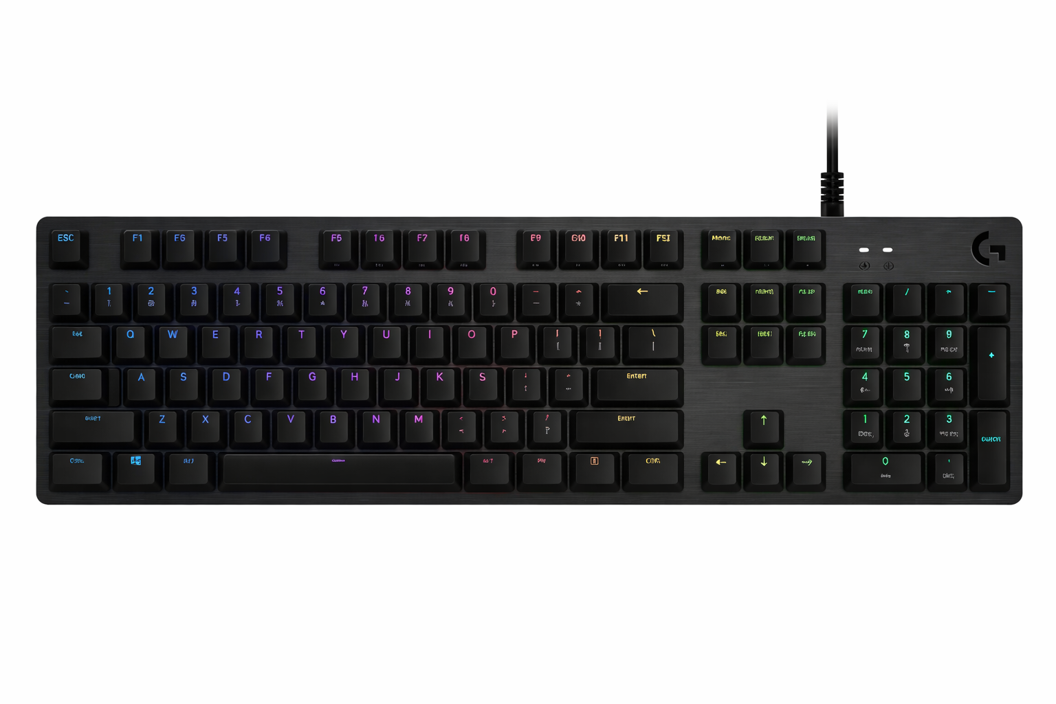 Игровая механическая клавиатура Logitech G512 RGB, GX Brown, черная