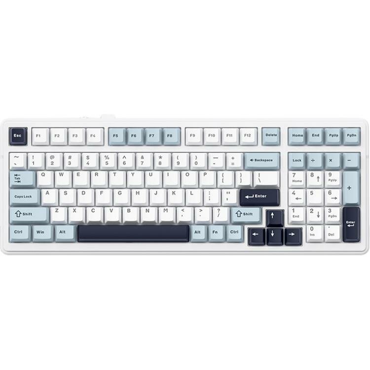 Механическая клавиатура унисекс AULA F99 настраиваемая gasket hot-swap трирежимная Bluetooth для игр, полная раскладка
