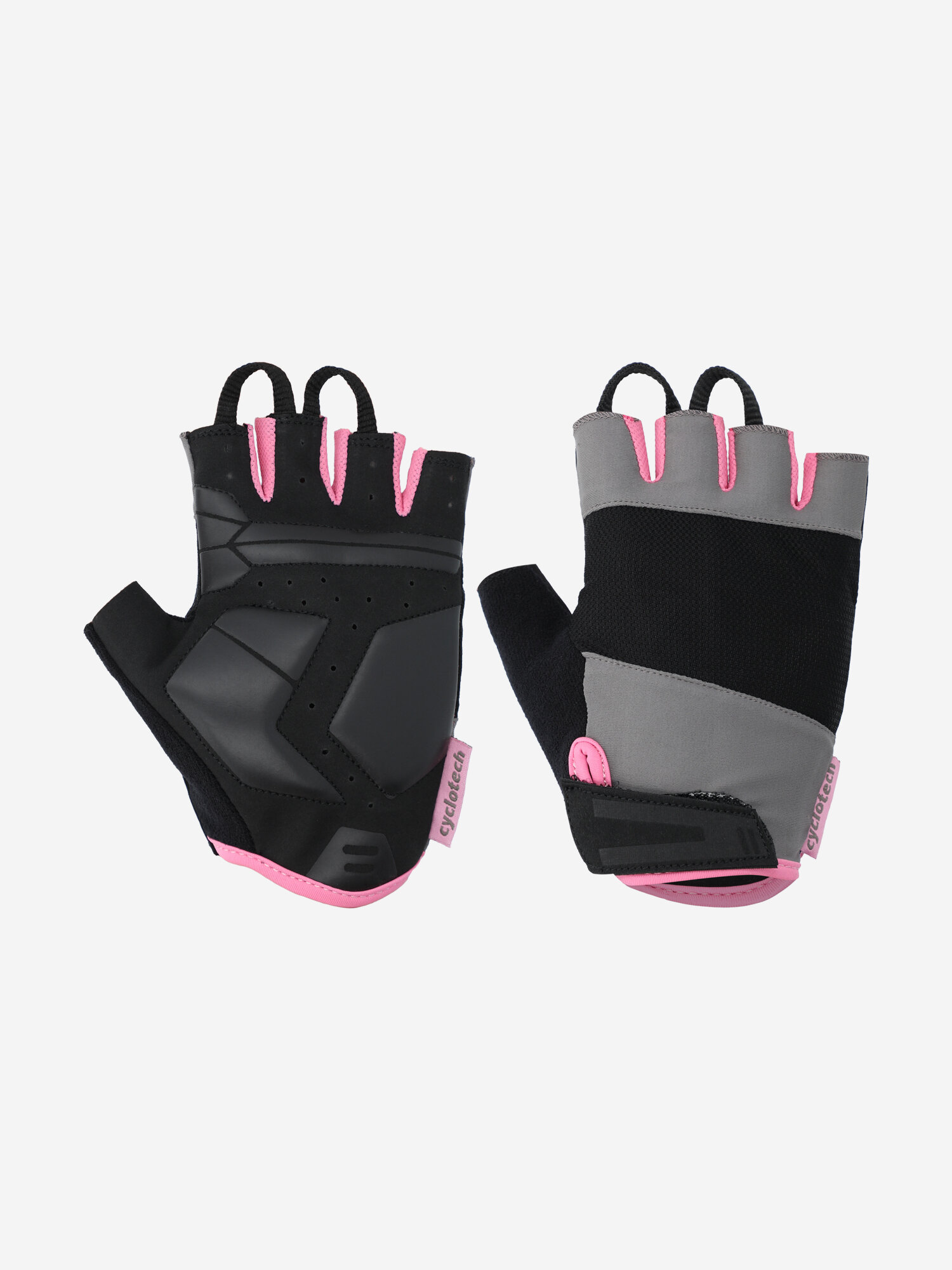 141737-BA XL Велоперчатки взросл. Adult bike gloves черный/серый р. XL