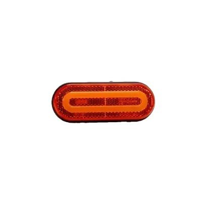 Фонарь габаритный FRISTOM FT-072 Z LED Universal LED 12-36В, жёлтый со светоотражателем и проводом длиной 0,5 м