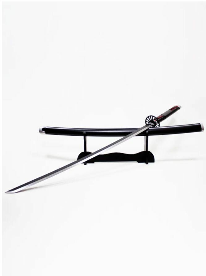 Сувенирная Катана Танджиро Камадо Demon Slayer PREMIUM, №4, 104см, Металл/Дерево