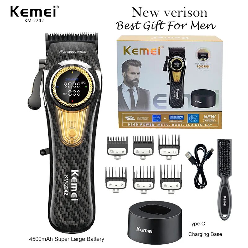 Kemei KM-2242 Триммер для волос, Цвет: KM-2242NEW