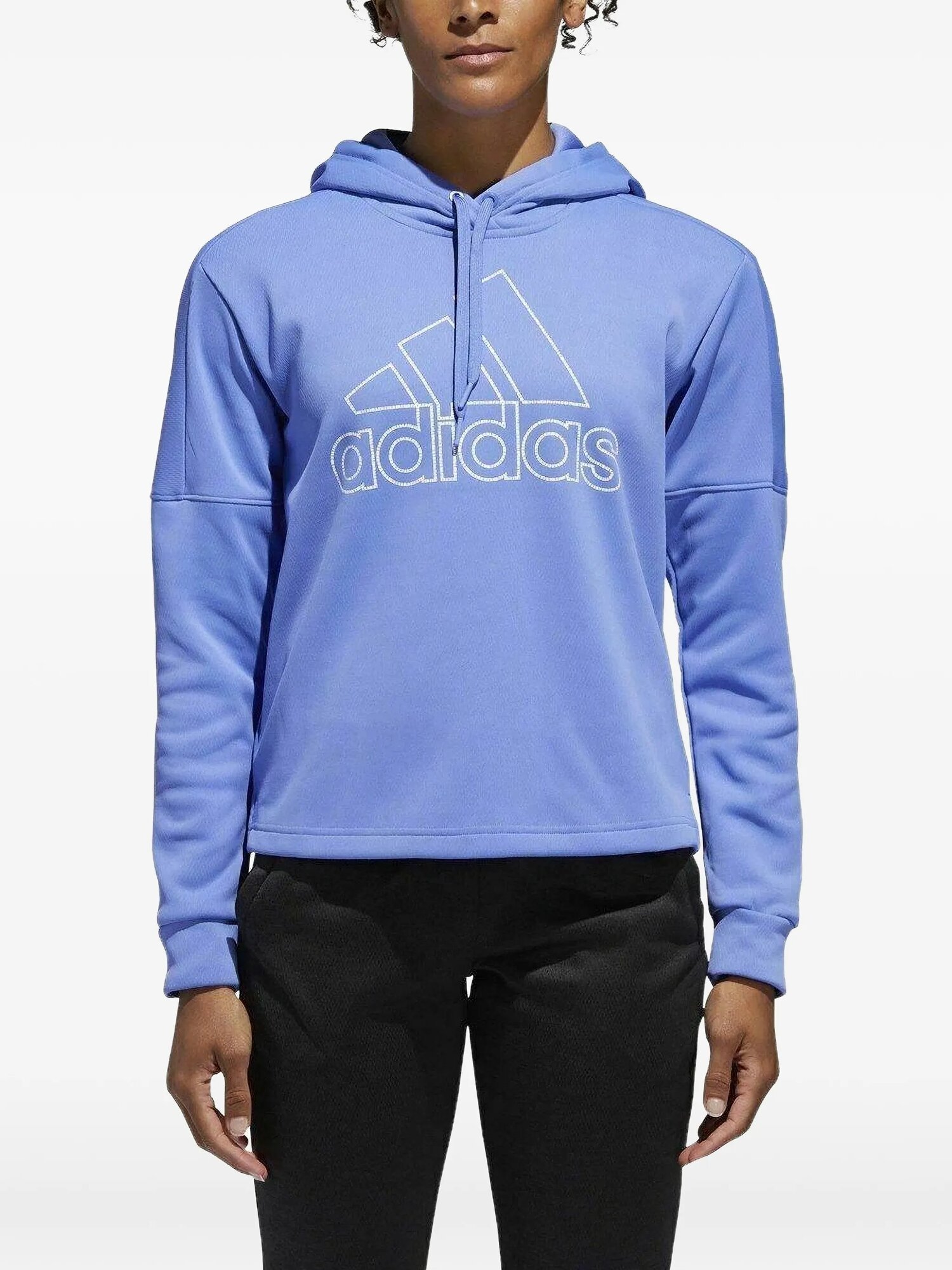 Худи adidas, размер XS, , синий