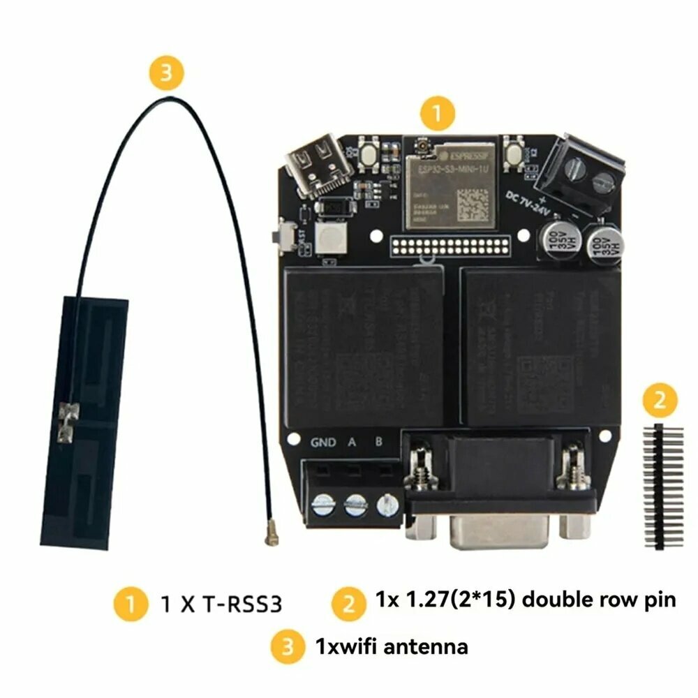 LILYGO T-RSS3 ESP32-S3 Плата Разработки RS232 RS485 Модуль На Плате