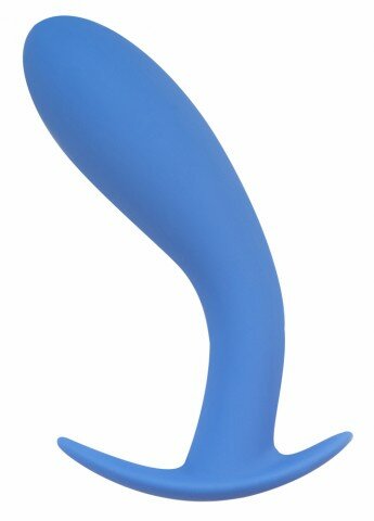 K-4215-03Lola Анальная пробка Strong Force Anal Plug Blue (13.5, Ø 3.3 см) Lola Toys