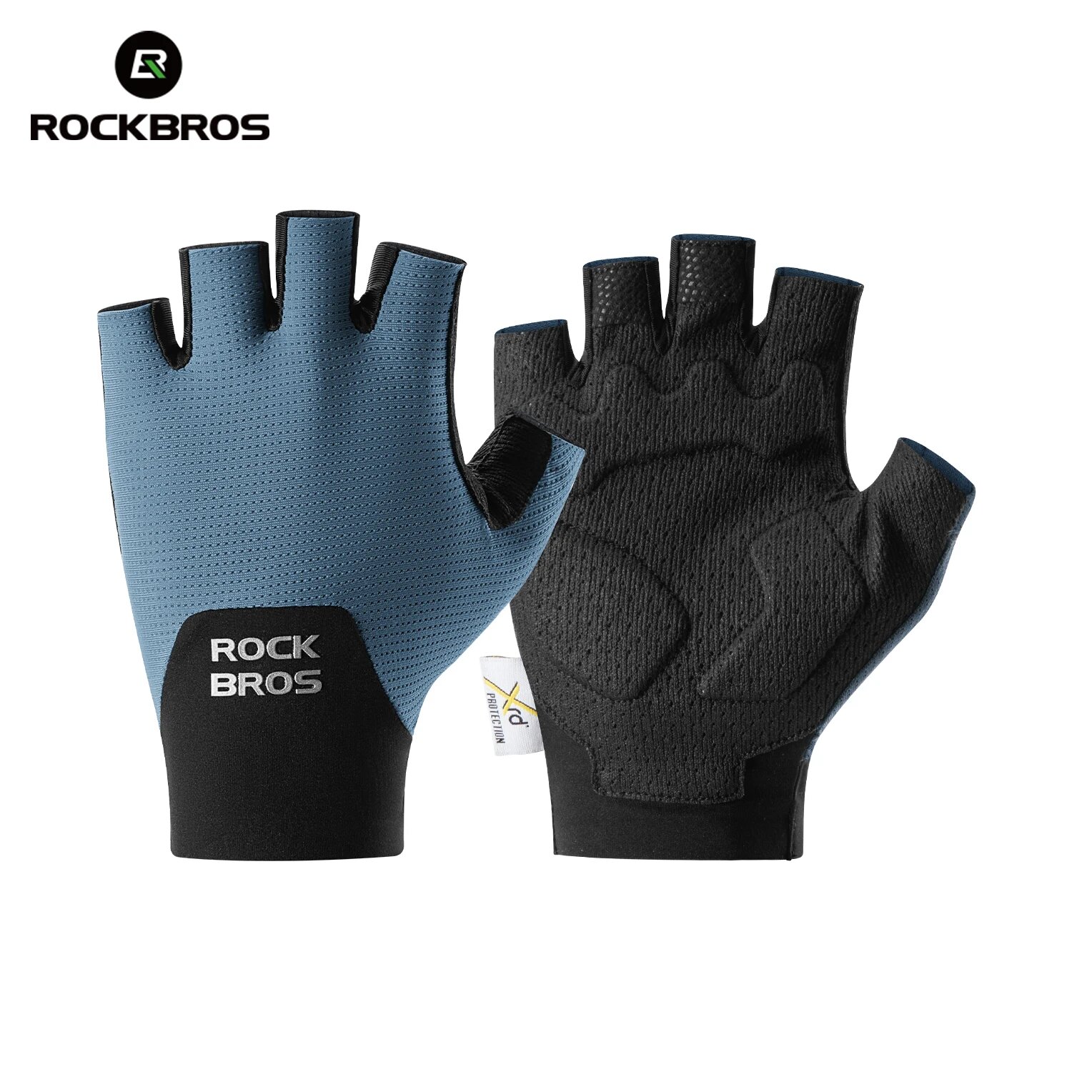 Велосипедные перчатки ROCKBROS S403-BL черные