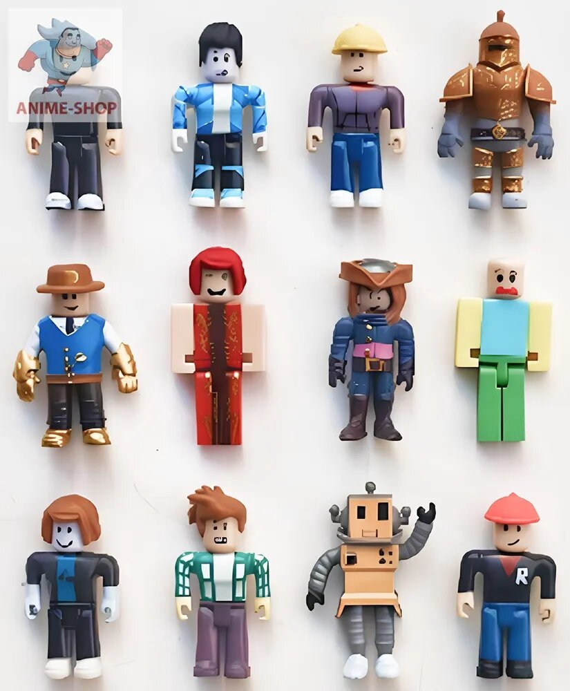 Набор фигурок Roblox rainbow friends 12шт (7.5см) - Фигурки Роблокс для детей