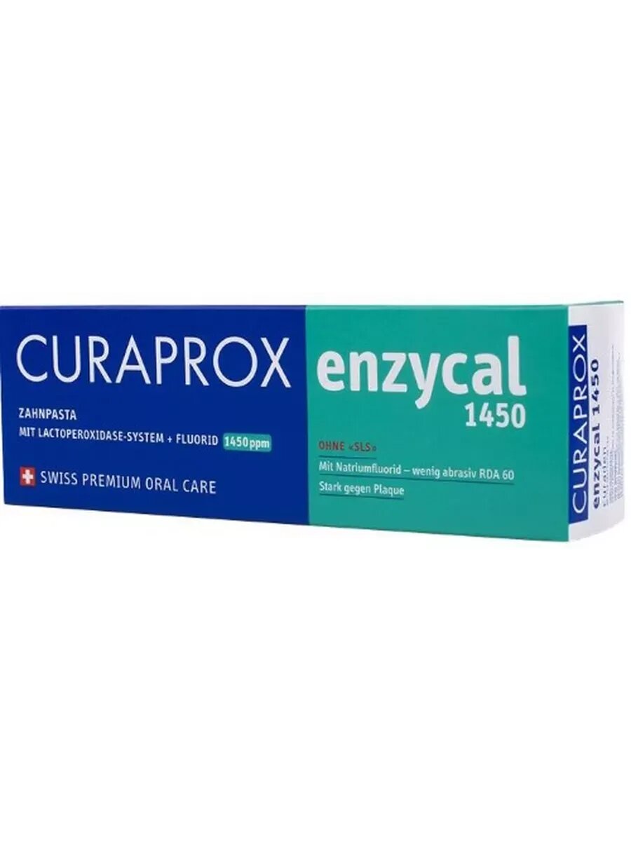 Curaprox Зубная Паста Enzycal 1450 Ppm 75мл