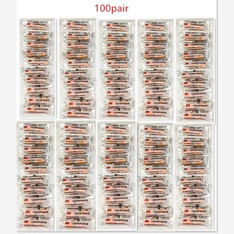 3M 1100 одноразовые беруши, 100 пар