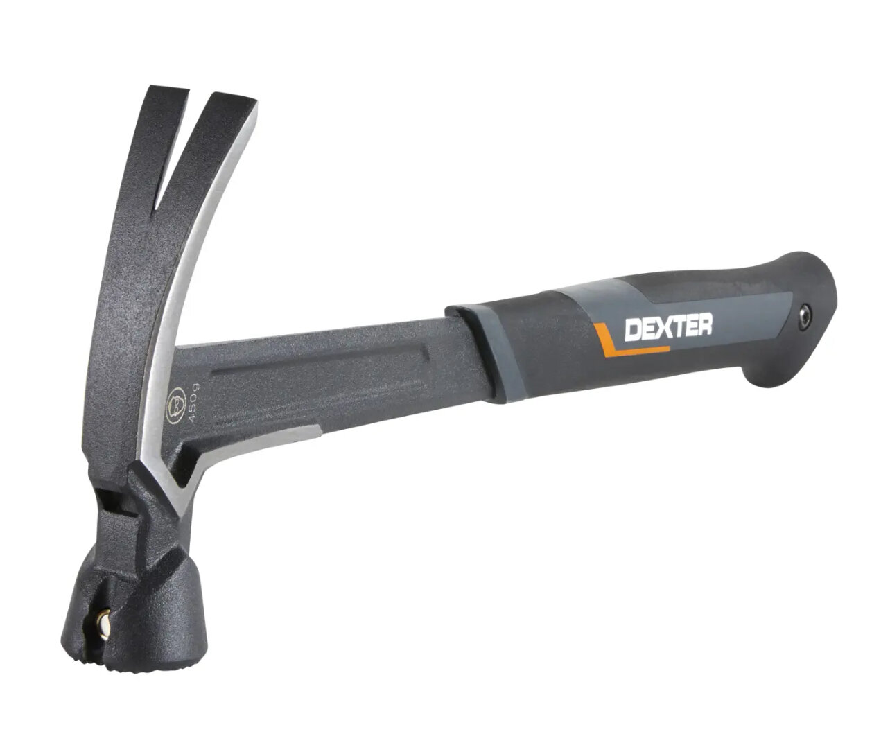 Молоток-гвоздодер Dexter Pro фиберглассовая рукоятка 450 г